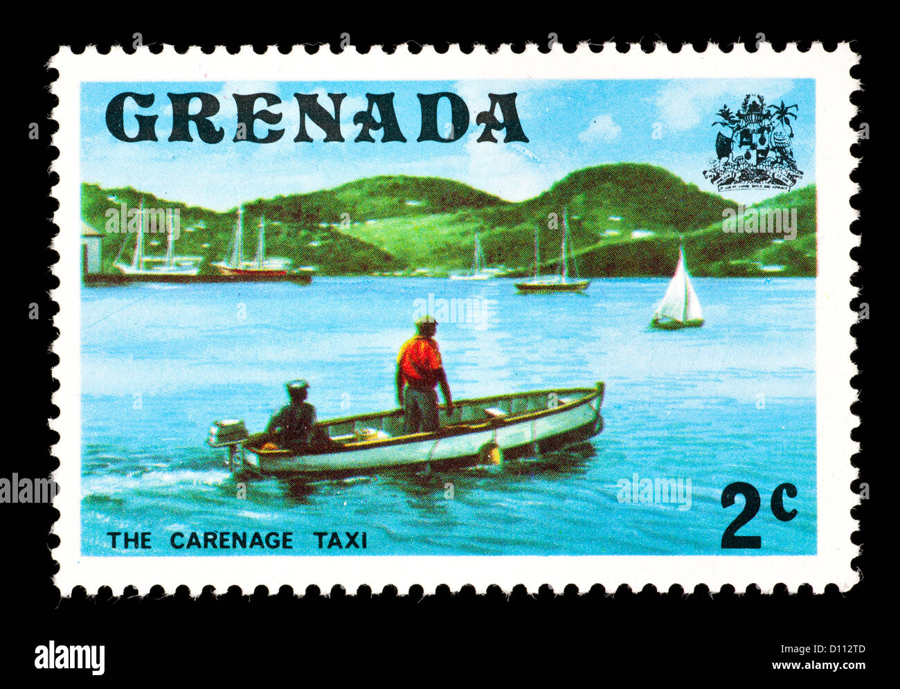 Postage stamp from grenada depicting hi-res stock photography and ...