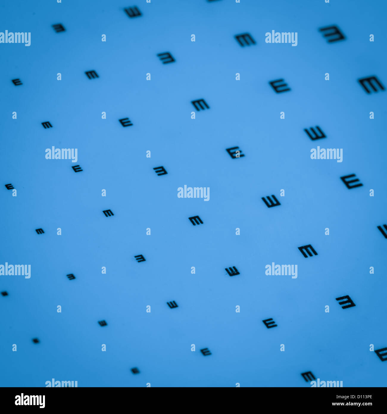 medical eye chart background Stock Photo - Alamy