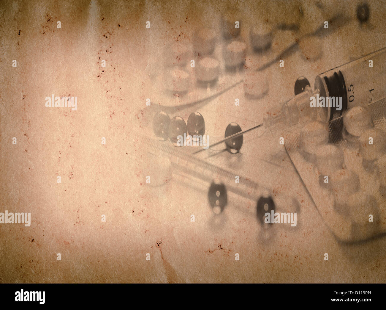 medical drug grunge paper texture background Stock Photo - Alamy