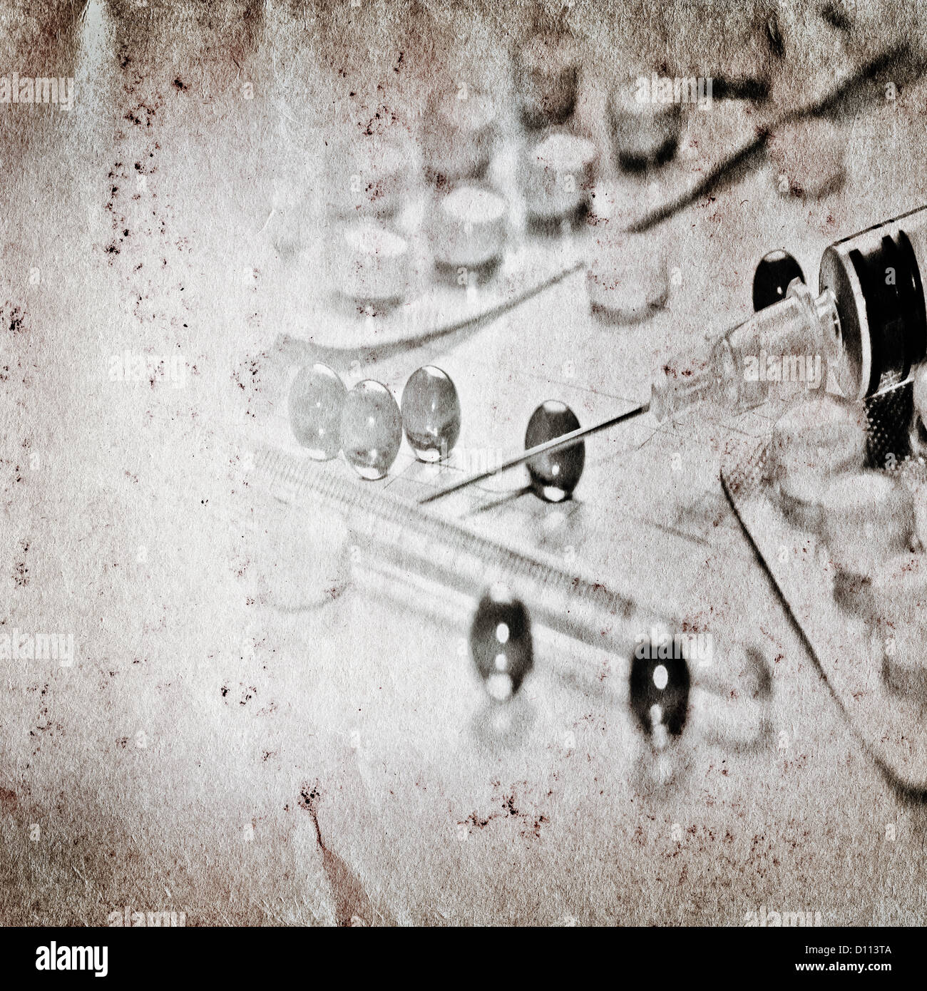 medical drug grunge paper texture background Stock Photo - Alamy