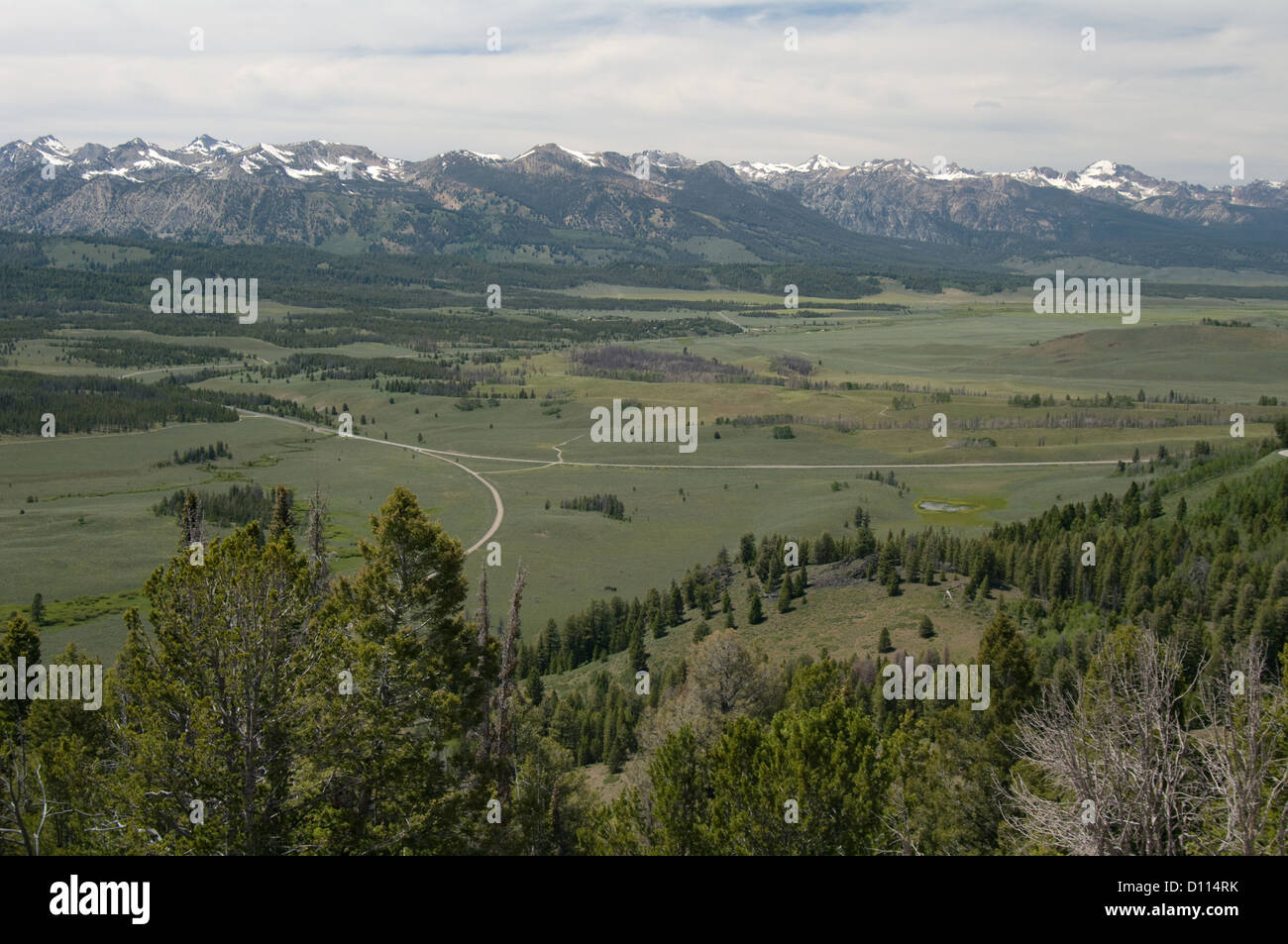 The Galena Summit on Idaho's Highway 75 Stock Photo - Alamy
