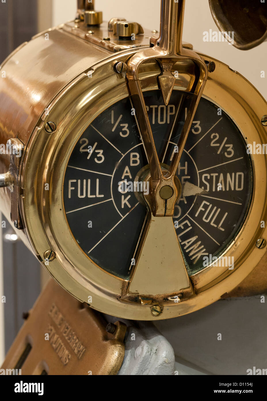 Antique Engine Order Telegraph Stock Photo - Alamy Antique Engine Order Telegraph Stock Photo - Alamy
