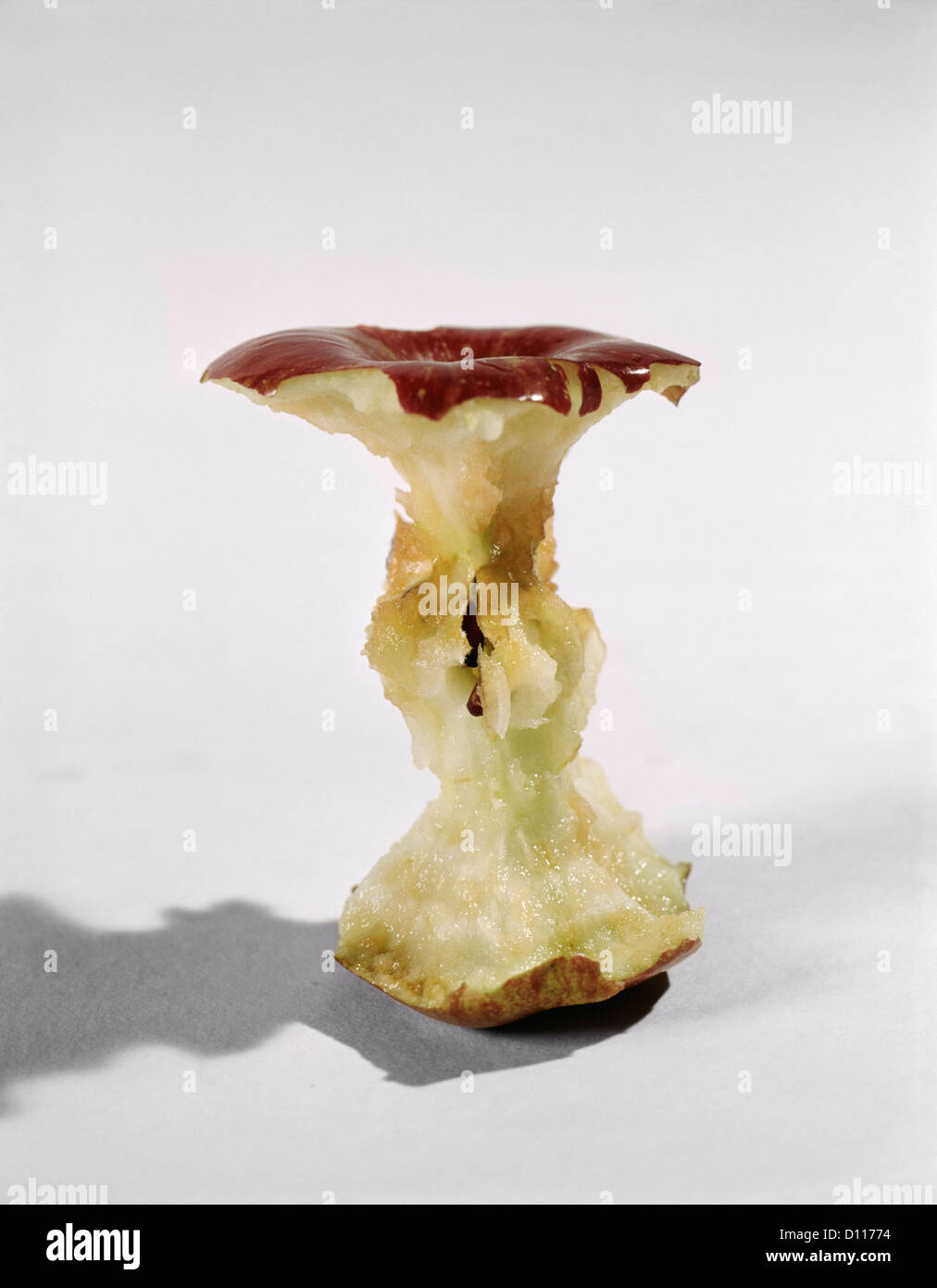 APPLE EATEN DOWN TO ITS CORE STILL LIFE Stock Photo - Alamy