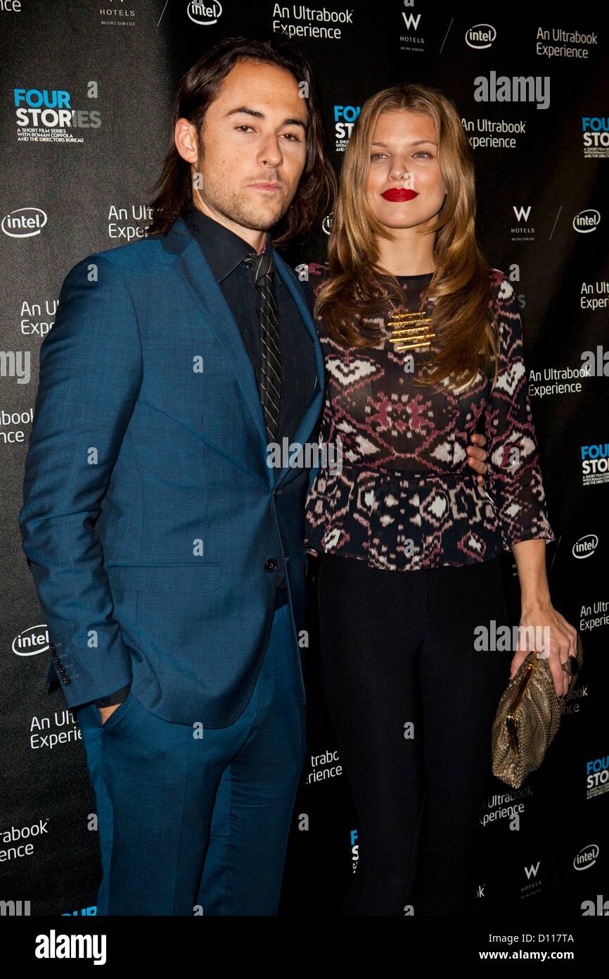 Lee Toland Kreiger, AnnaLynne McCord at arrivals for FOUR STORIES ...