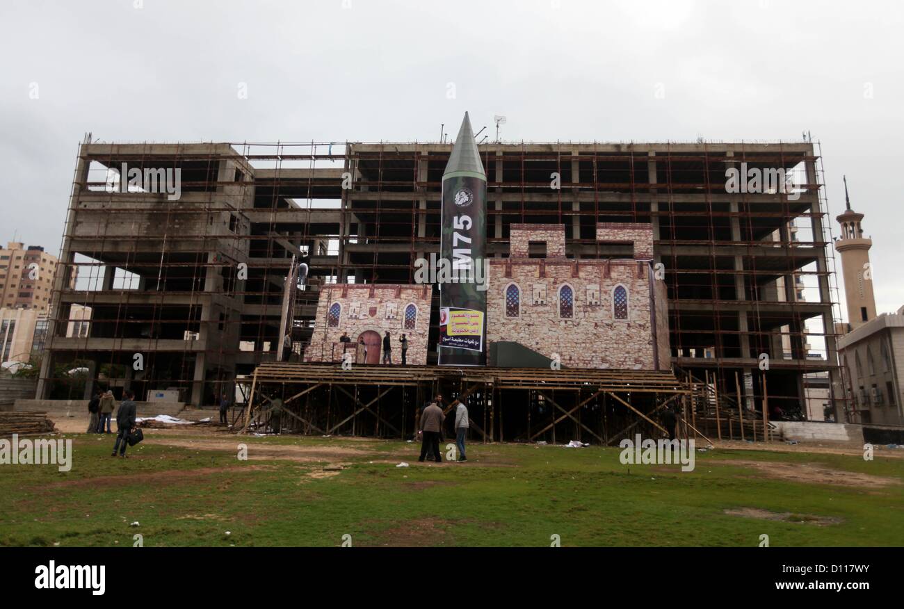 Dec. 5, 2012 - Gaza City, Gaza Strip, Palestinian Territory - A ...