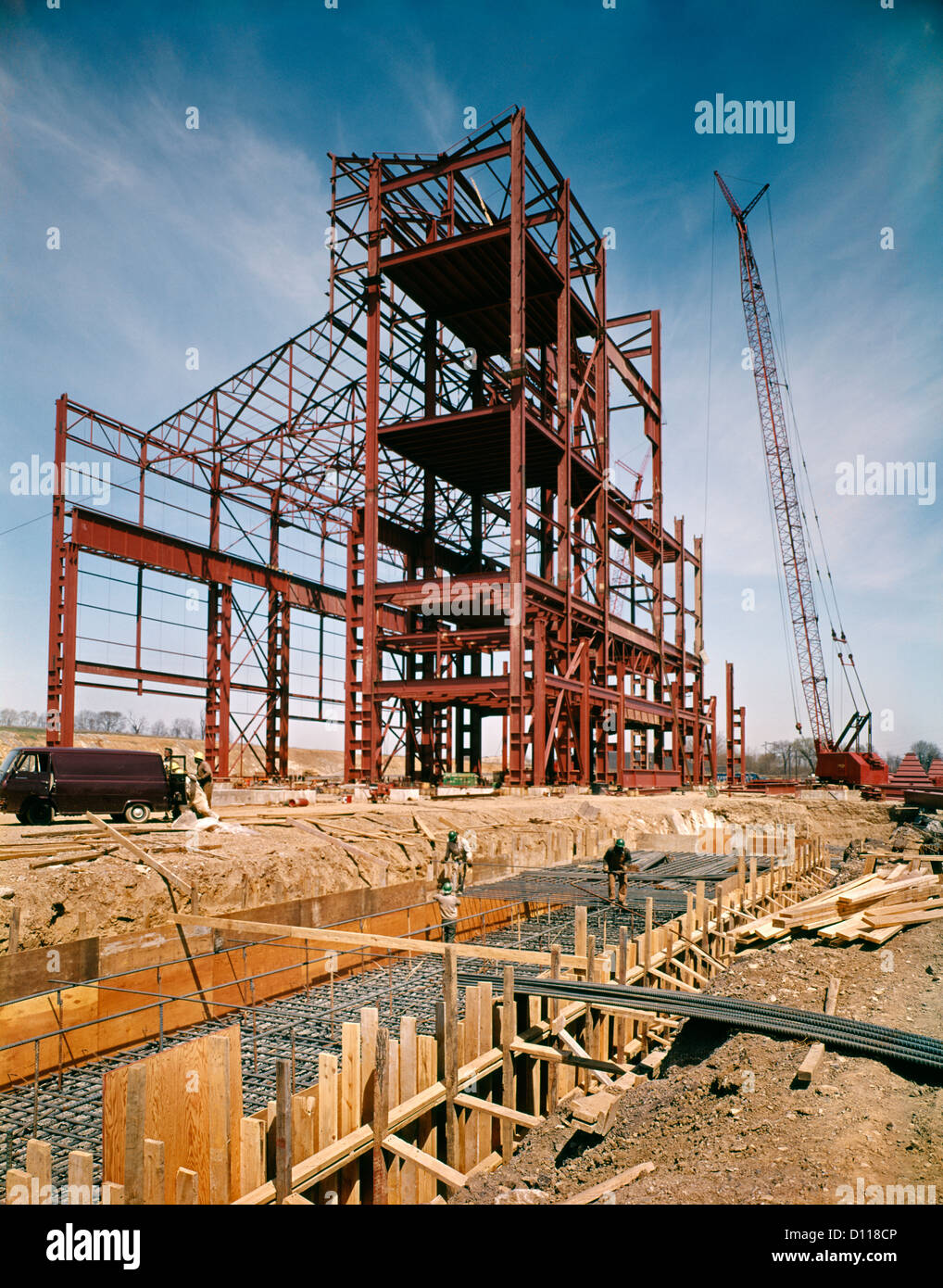 1970s construction site hi-res stock photography and images - Alamy
