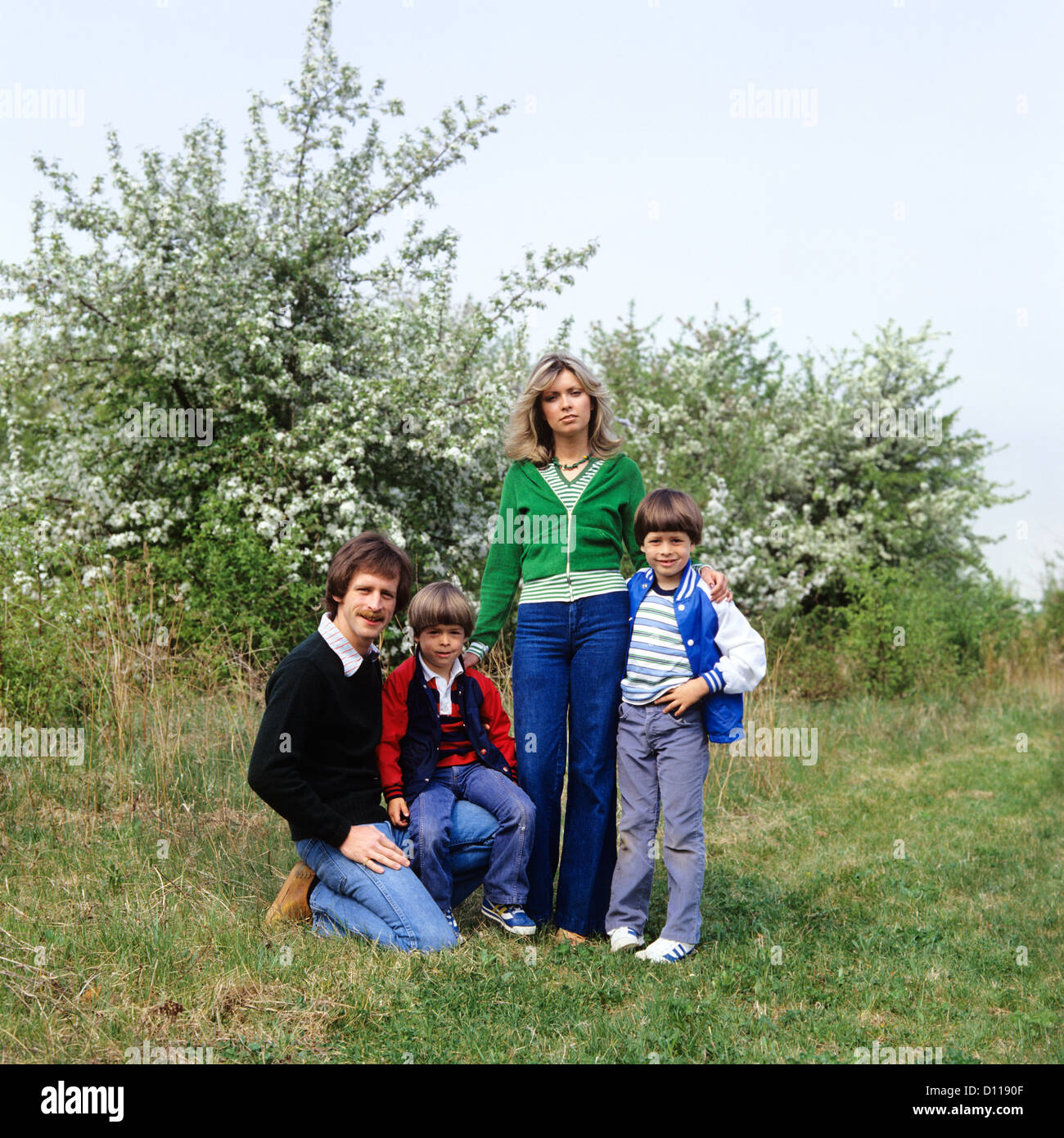 Small family group stylish hi-res stock photography and images - Alamy