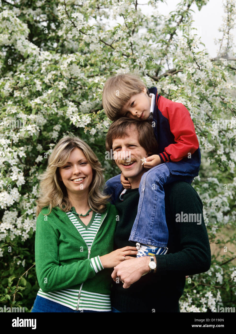 1970s family mother father boy hi-res stock photography and images - Alamy