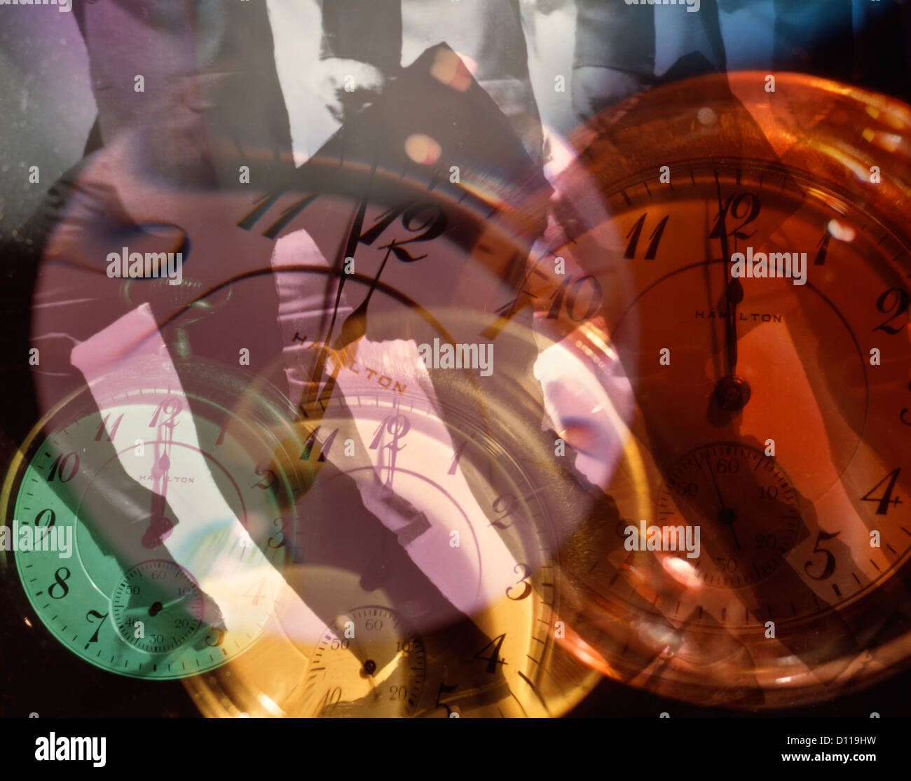 Multiple clocks face hi-res stock photography and images - Alamy