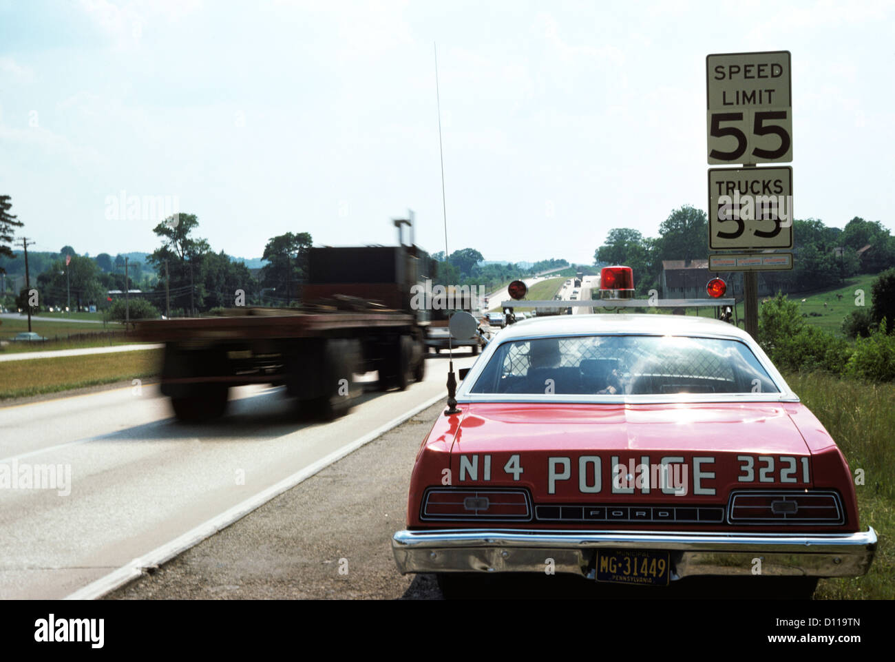 1970s police car hi-res stock photography and images - Alamy