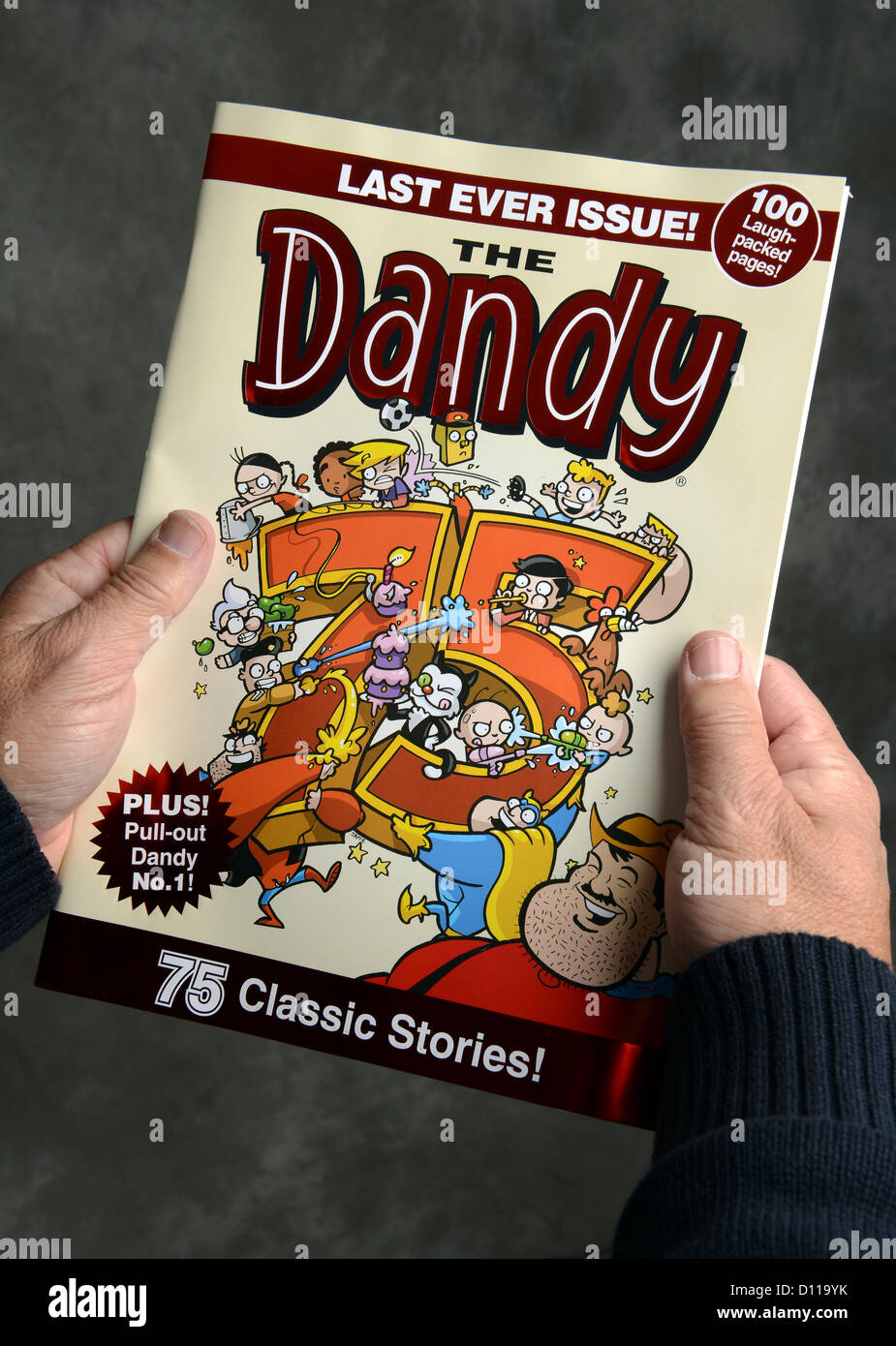 The last ever print edition of The Dandy children's comic, after 75 ...