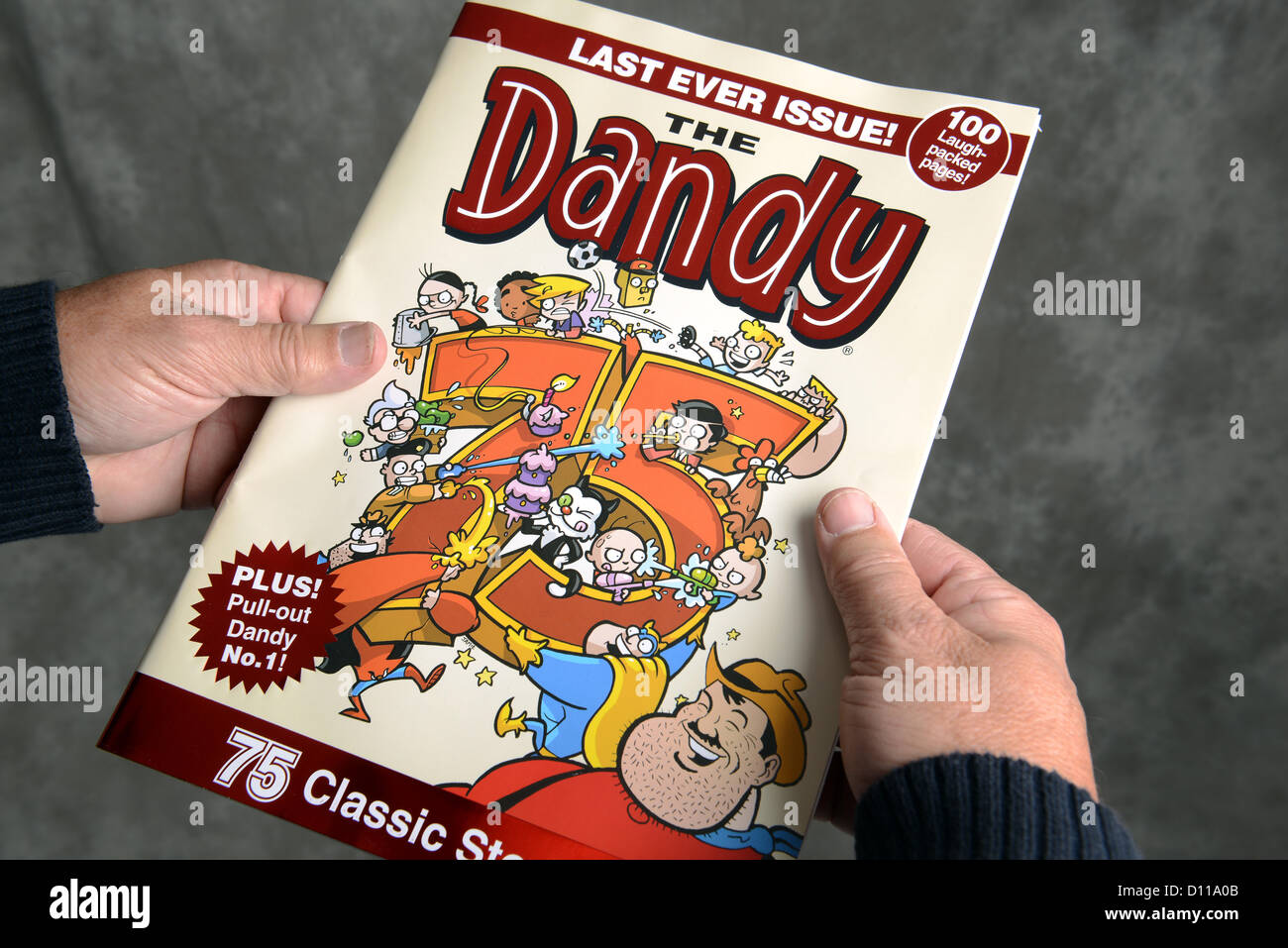 The last ever print edition of The Dandy children's comic, after 75 ...