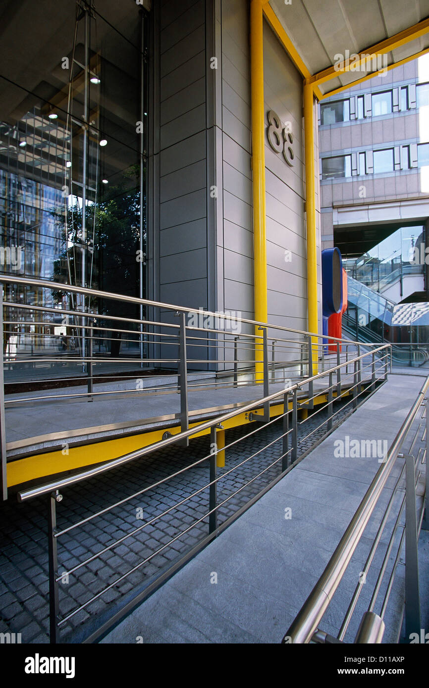 Office block with disabled access Stock Photo - Alamy