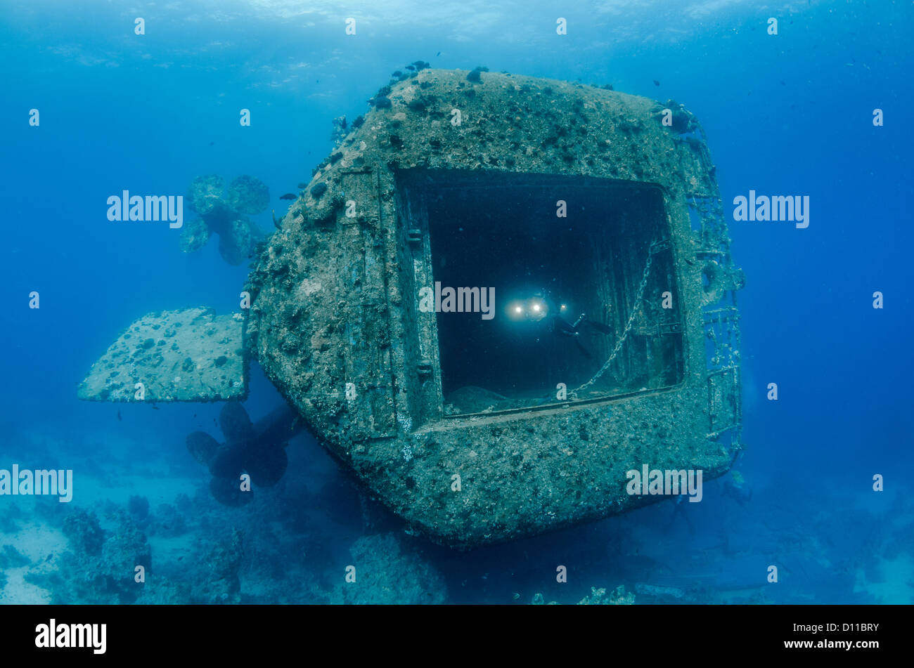 Ship wreck of Salem Express, Safaga, Egypt, Red Sea, Indian Ocean Stock ...