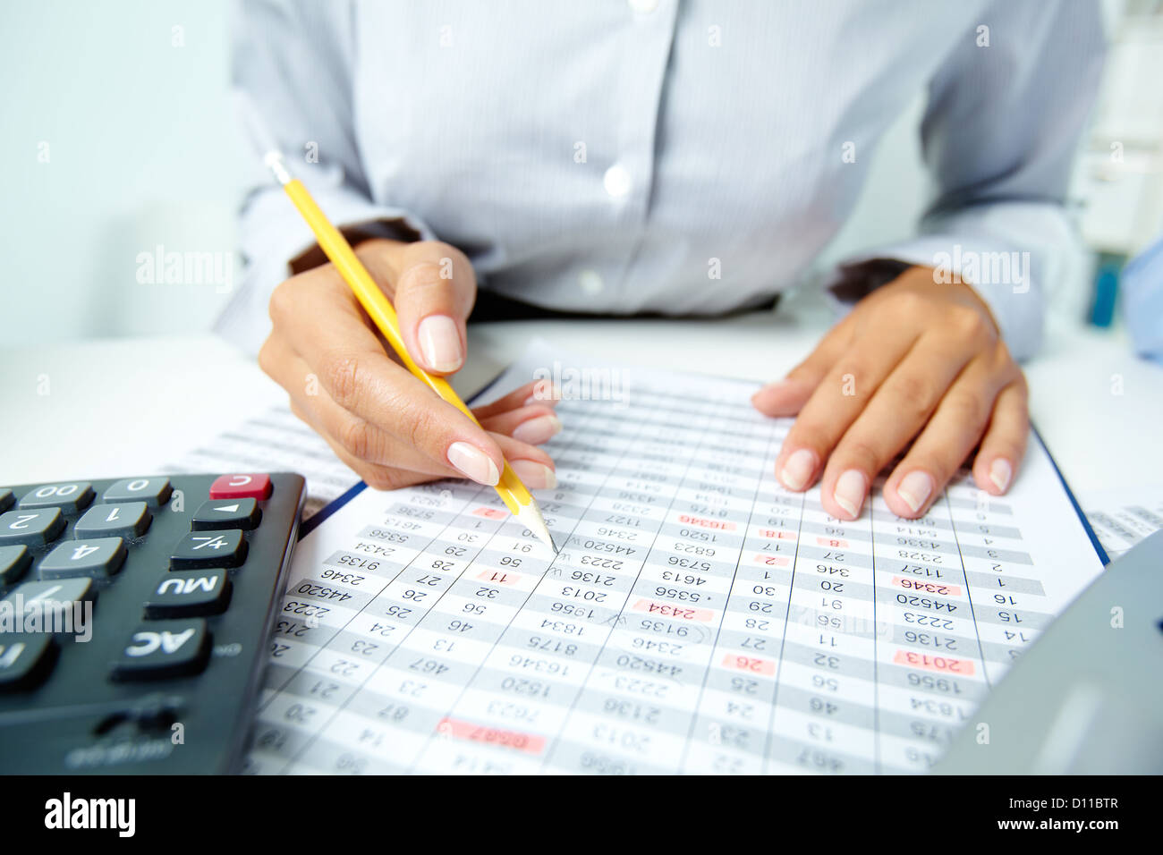 Hand writing numbers with pencil hi-res stock photography and images ...