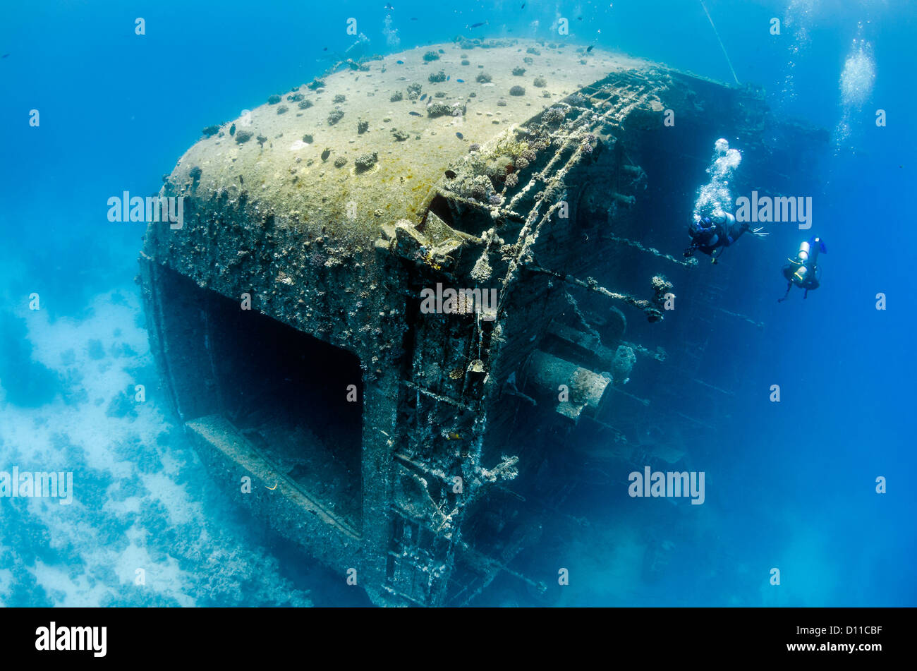 Ship wreck of Salem Express, Safaga, Egypt, Red Sea, Indian Ocean Stock ...