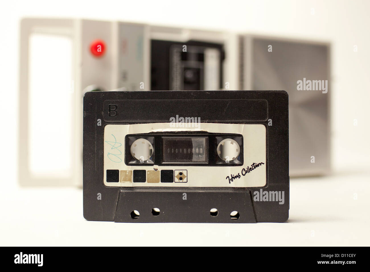 an old cassette tape and recorder Stock Photo - Alamy