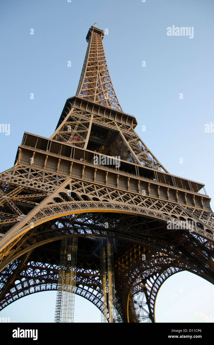 The Eiffel tower in Paris, Trocadero, France Stock Photo - Alamy