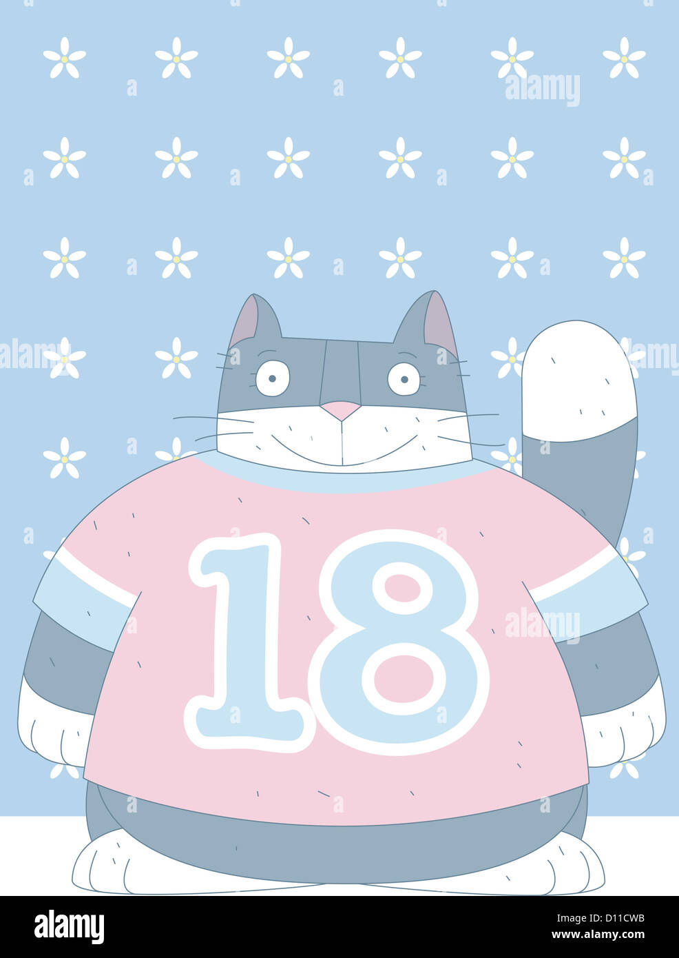 Cat is 18 years old Stock Photo - Alamy