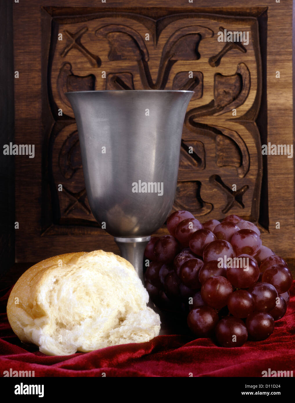 Christian symbol grapes hi-res stock photography and images - Alamy