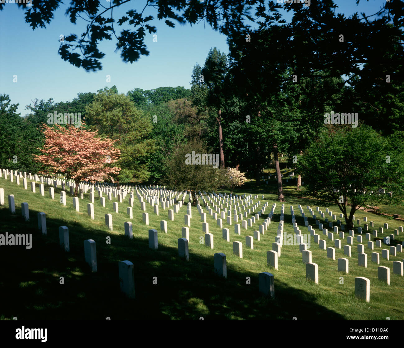 General cemetery graveyard graves tombstone tombstones hi-res stock ...