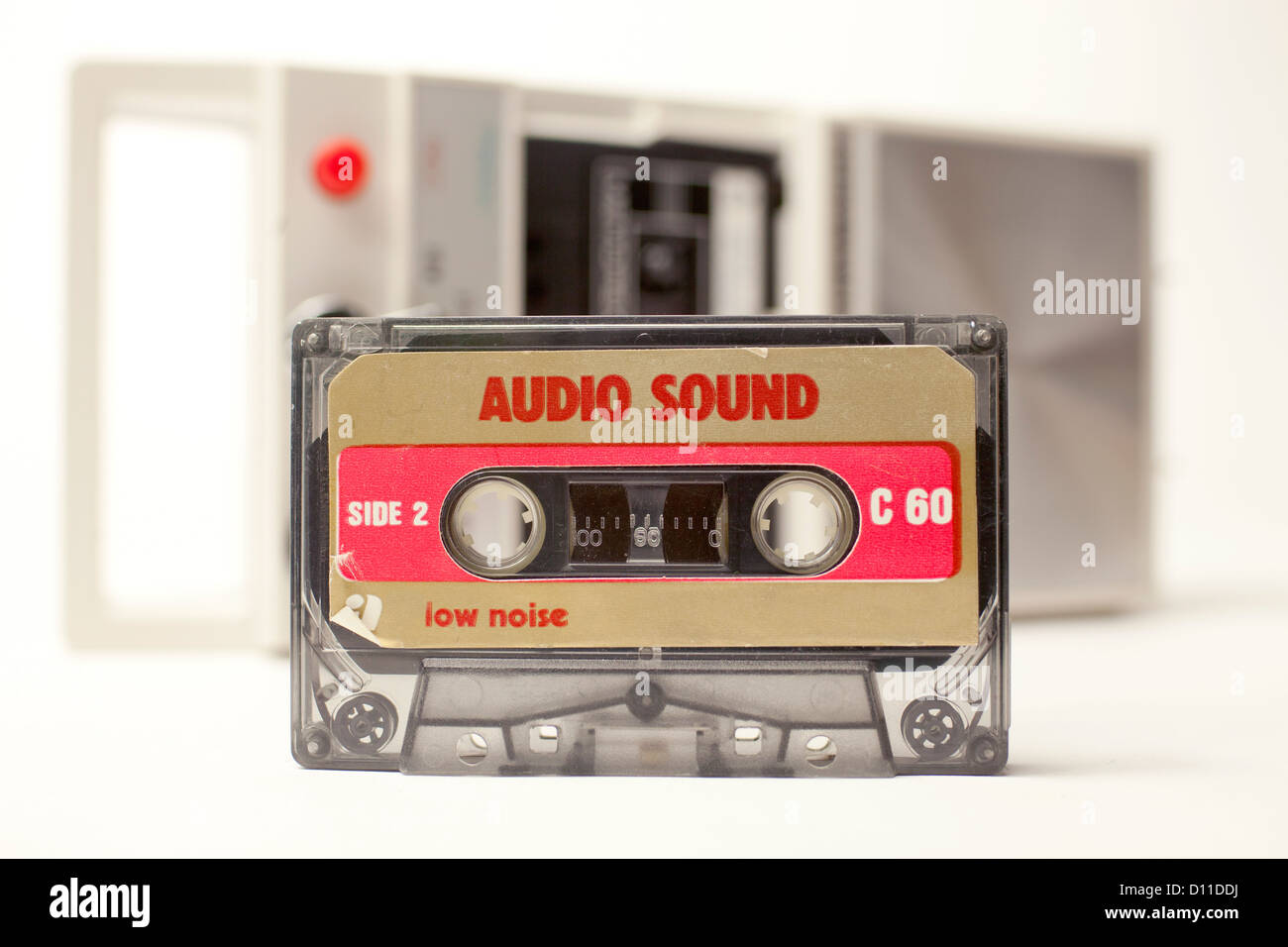 an old cassette tape and recorder Stock Photo - Alamy