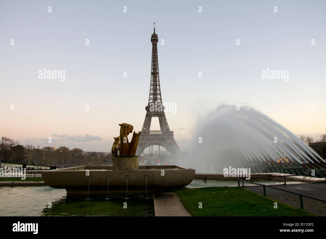 The Eiffel tower in Paris, Trocadero, France Stock Photo - Alamy