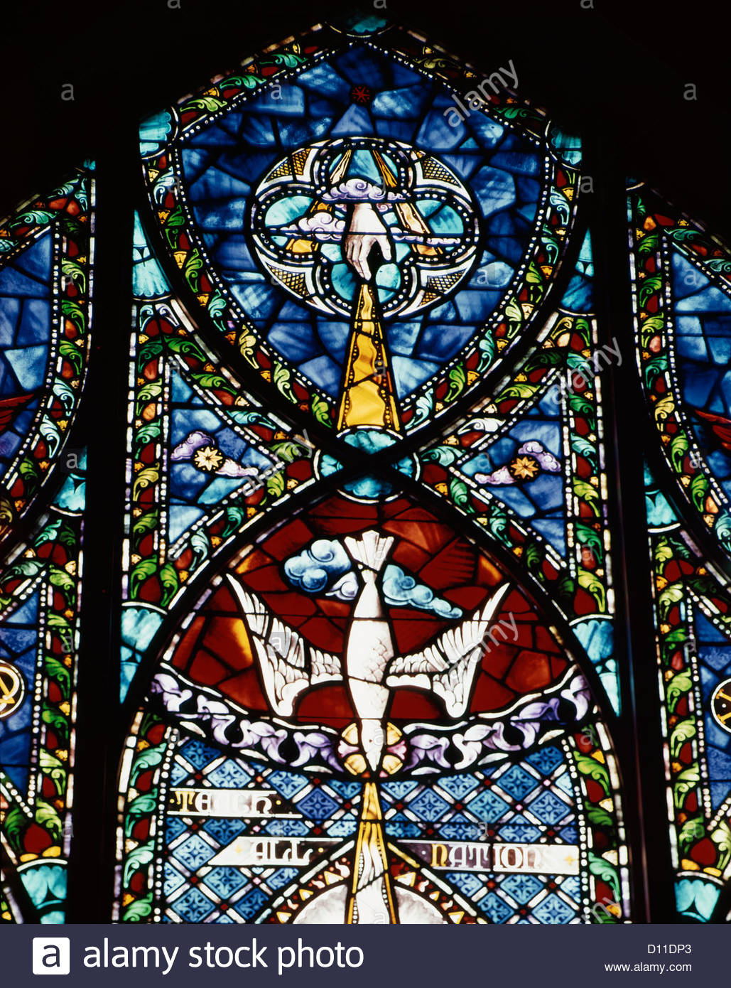 Holy Spirit Dove Stained Glass Stock Photos & Holy Spirit Dove Stained ...