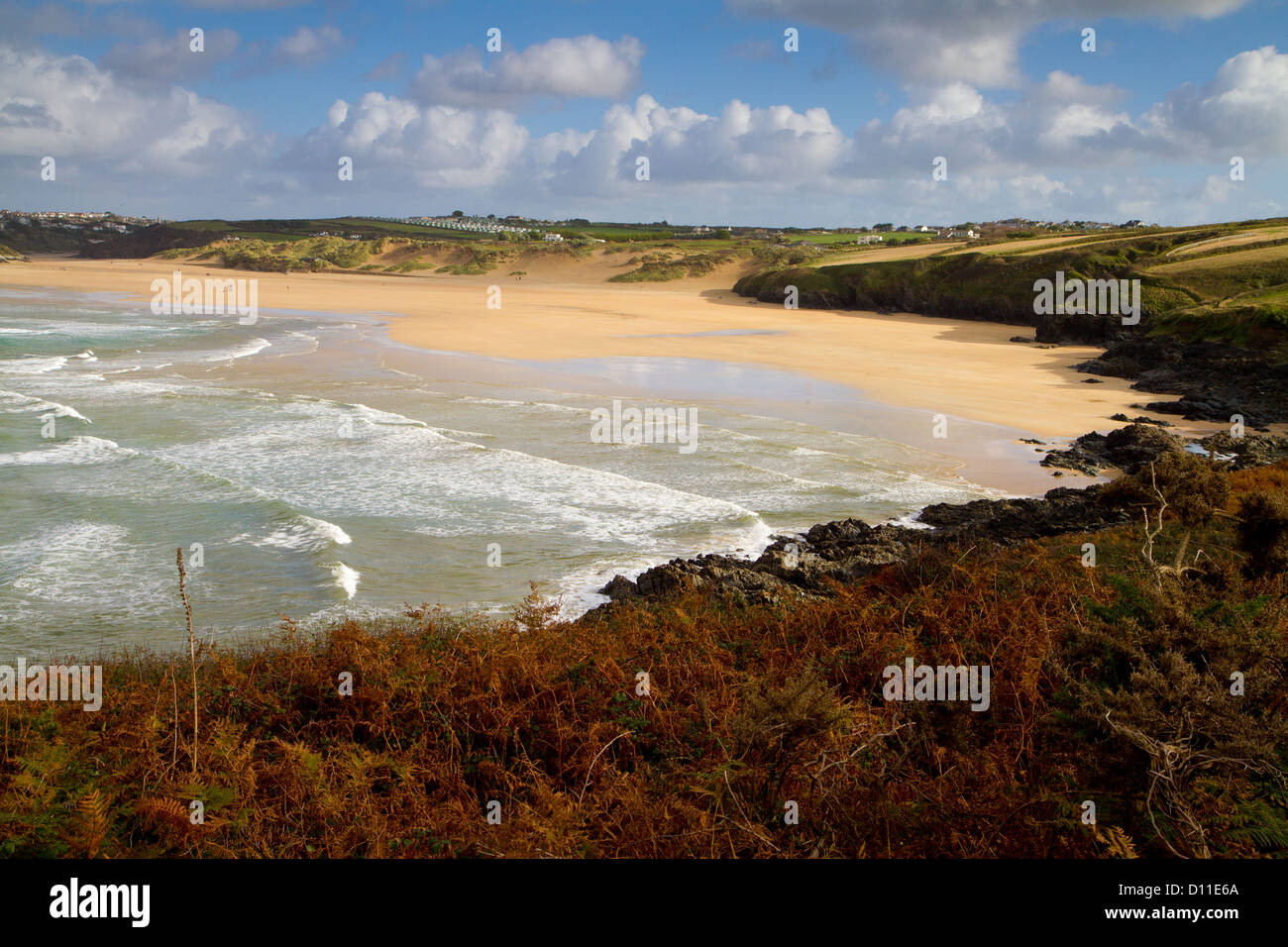 Crantock bay hi-res stock photography and images - Alamy