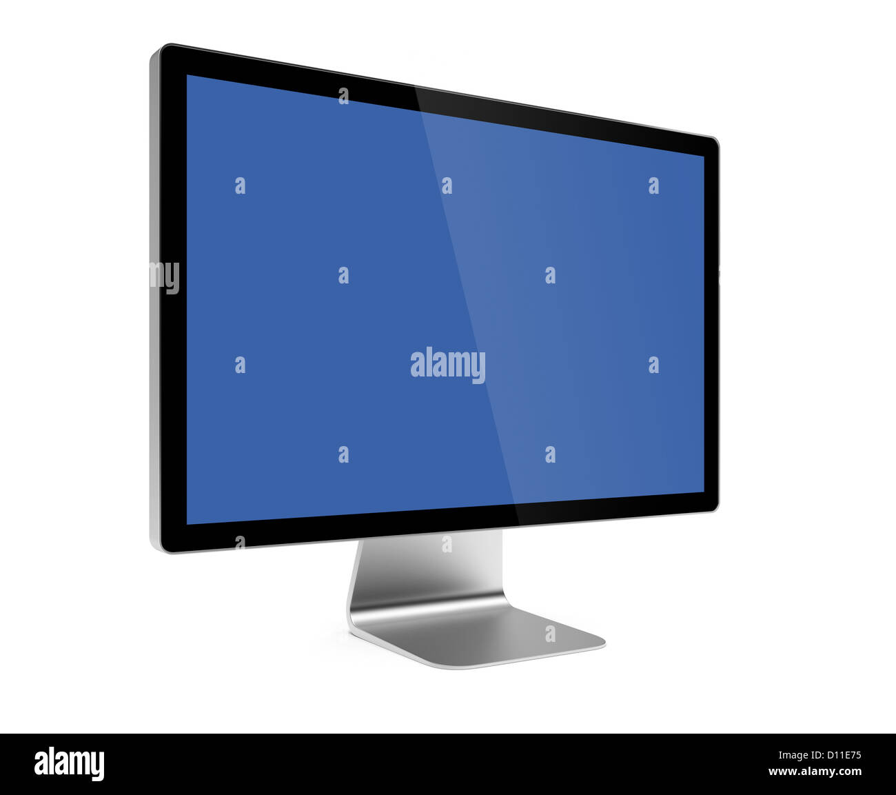 3d illustration of computer screen isolated Stock Photo - Alamy
