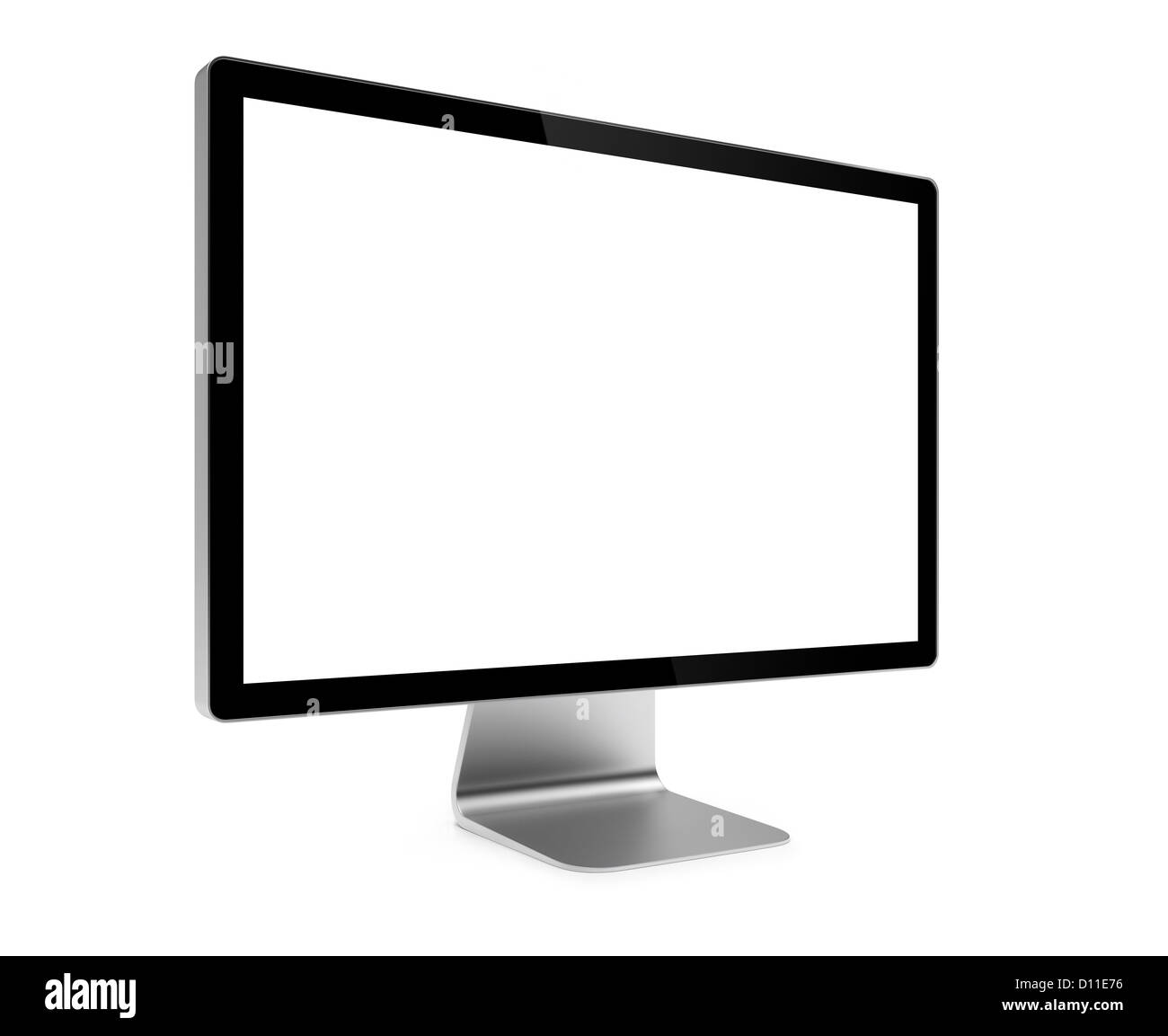 3d illustration of computer screen isolated Stock Photo - Alamy