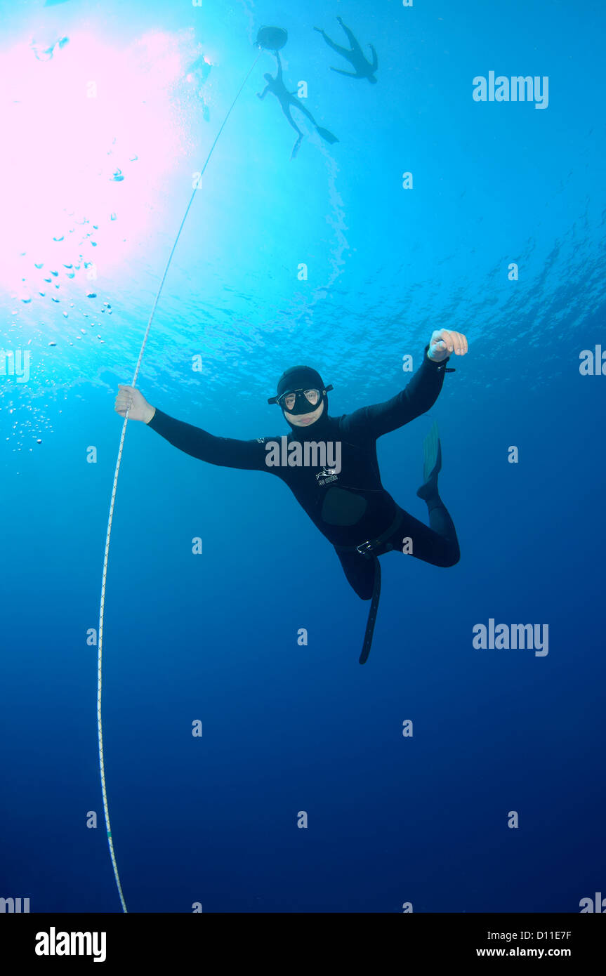 Freediver, Mediterranean Sea, Kash, Turkey Stock Photo - Alamy