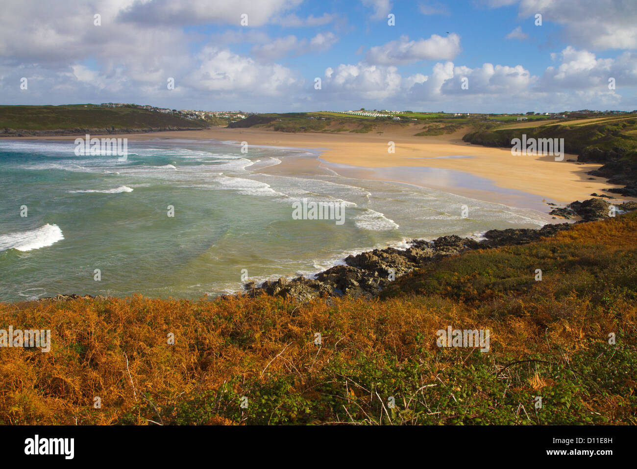 Crantock bay hi-res stock photography and images - Alamy
