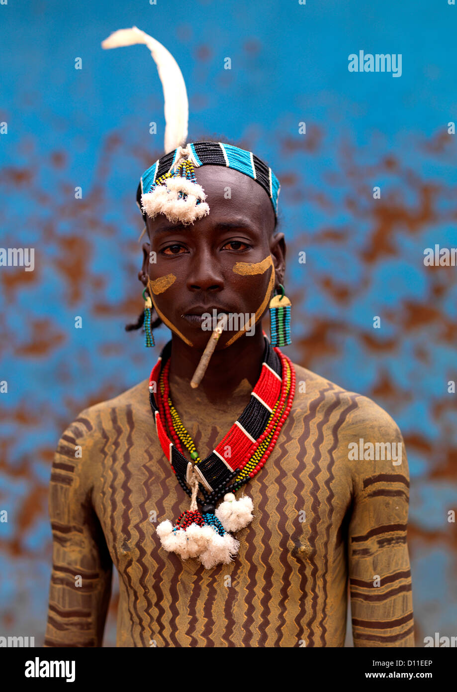 African Tribal Man Body