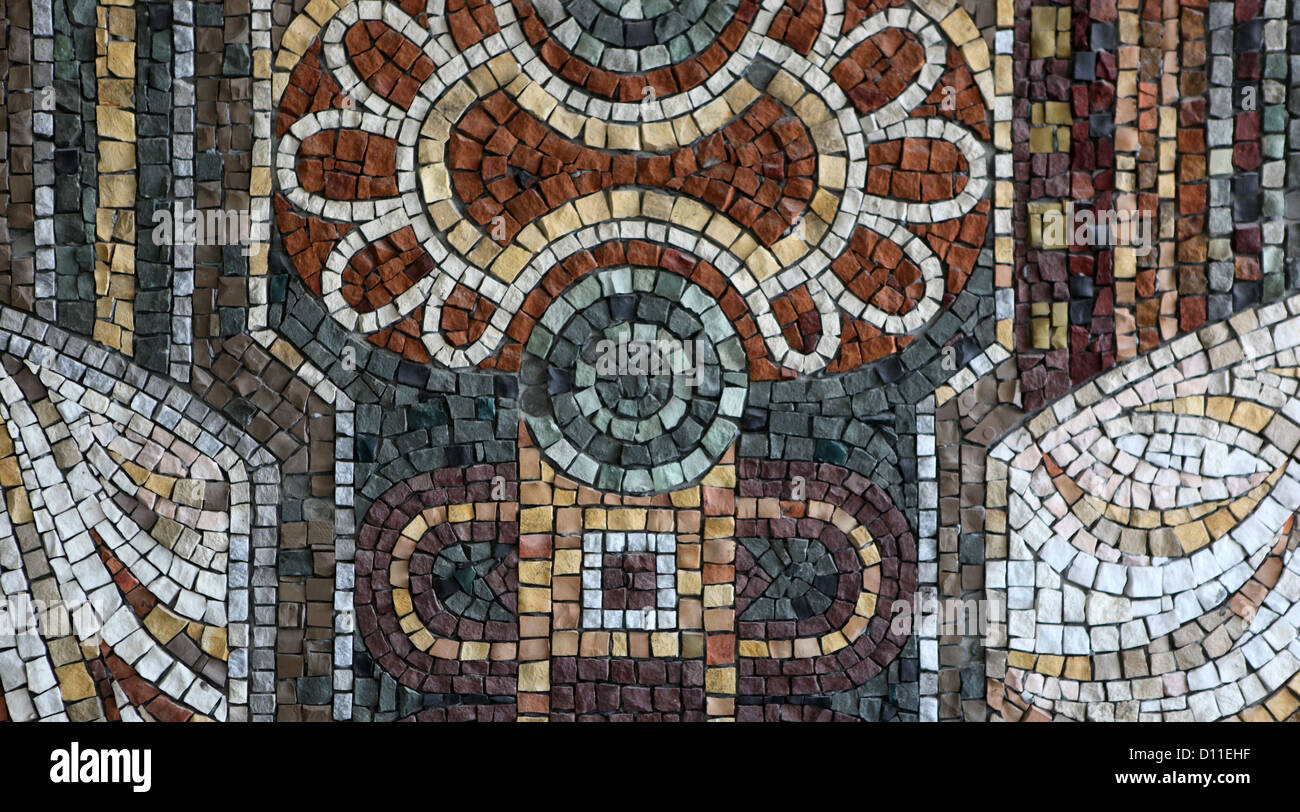 mosaic on the wall Stock Photo - Alamy