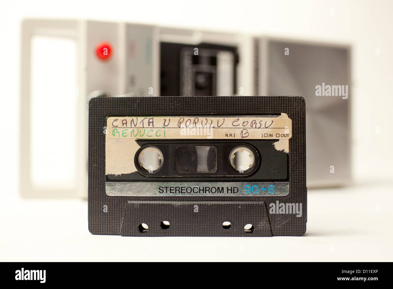an old cassette tape and recorder Stock Photo - Alamy