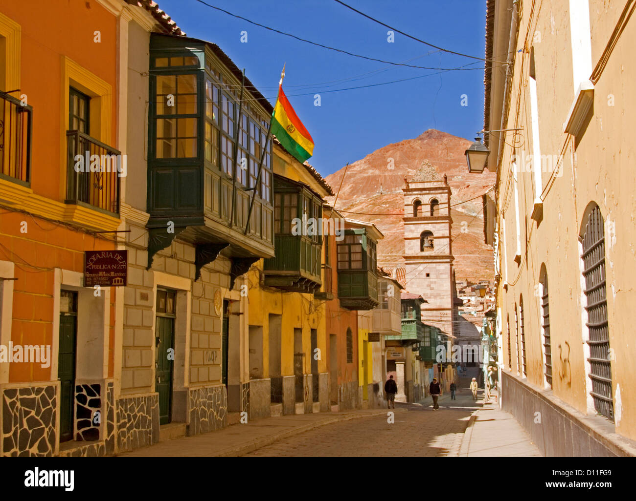 Colonial architecture in potosi bolivia hi-res stock photography and ...