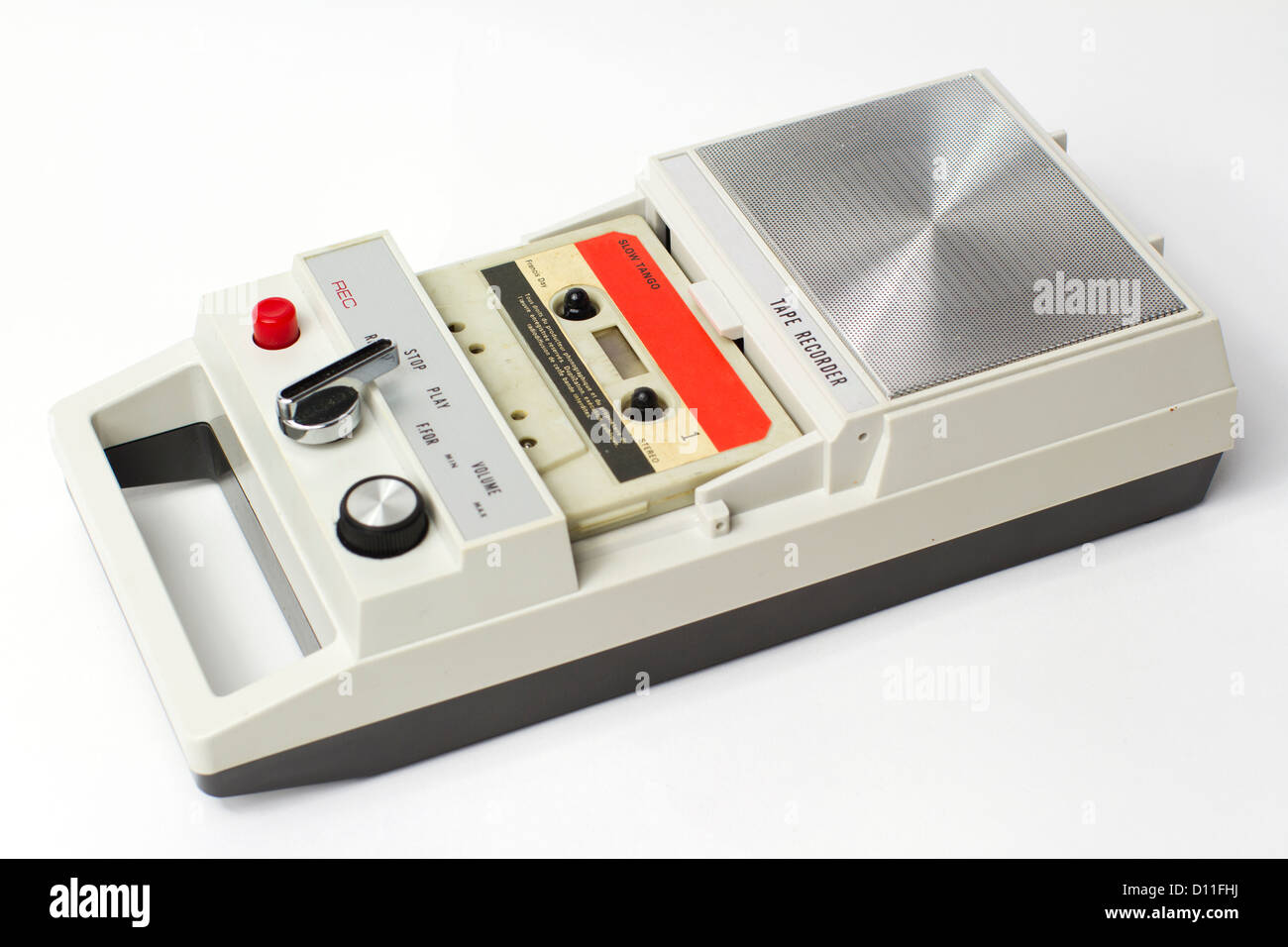 an old cassette tape and recorder Stock Photo - Alamy