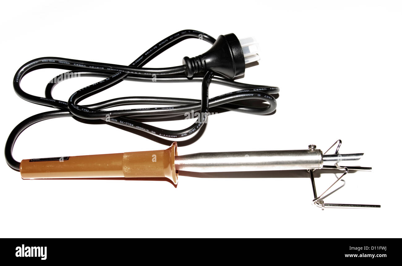 Electric soldering iron hi-res stock photography and images - Alamy