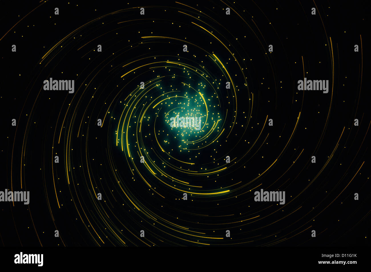 SPINNING UNIVERSE GRAPHIC STARS Stock Photo - Alamy