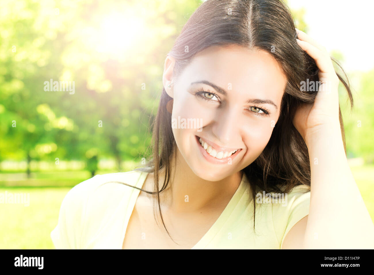 Portrait of beauty girl Stock Photo - Alamy