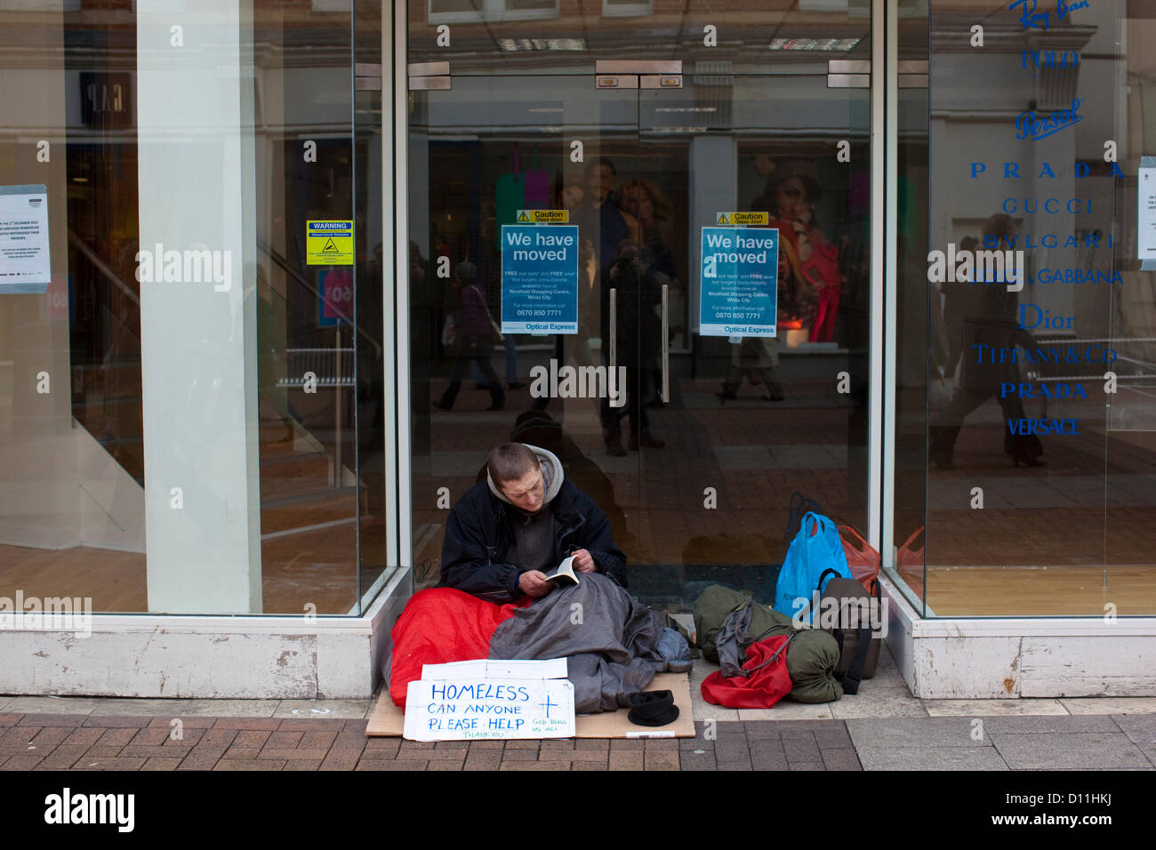 Homeless london high street hi-res stock photography and images - Alamy