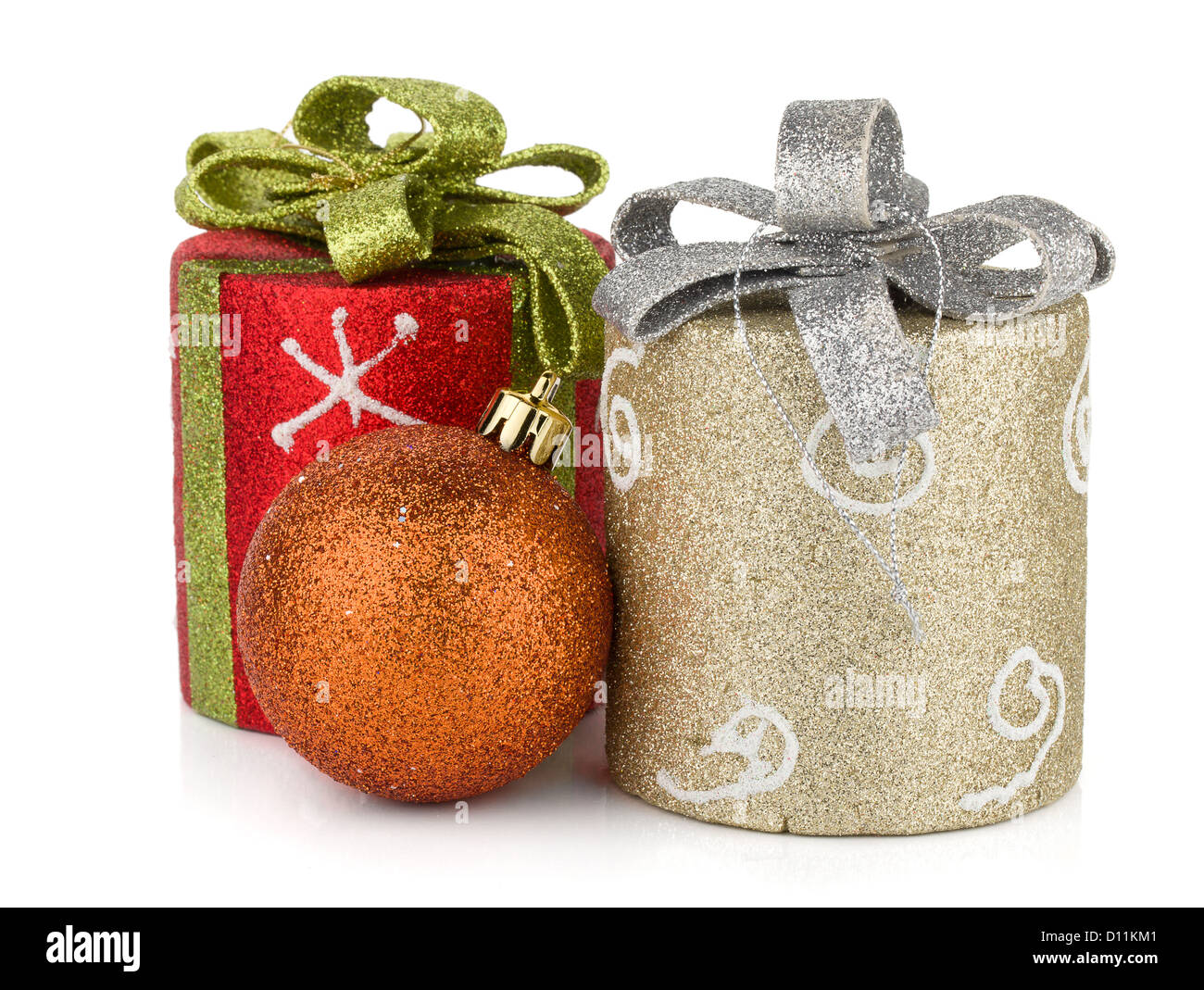 Christmas decor. Isolated on white background Stock Photo - Alamy