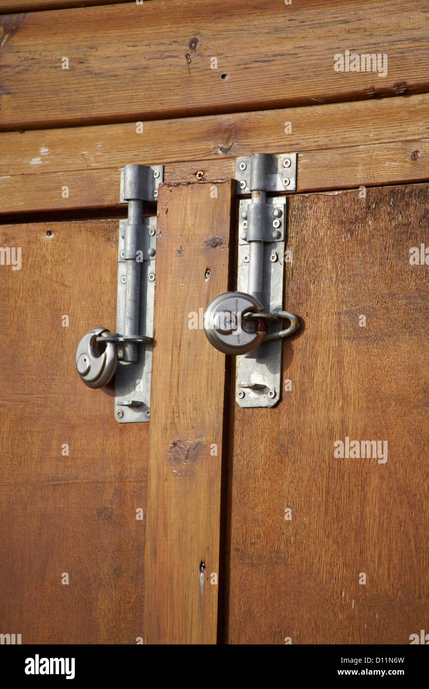 Secure Beach Hut High Resolution Stock Photography and Images - Alamy