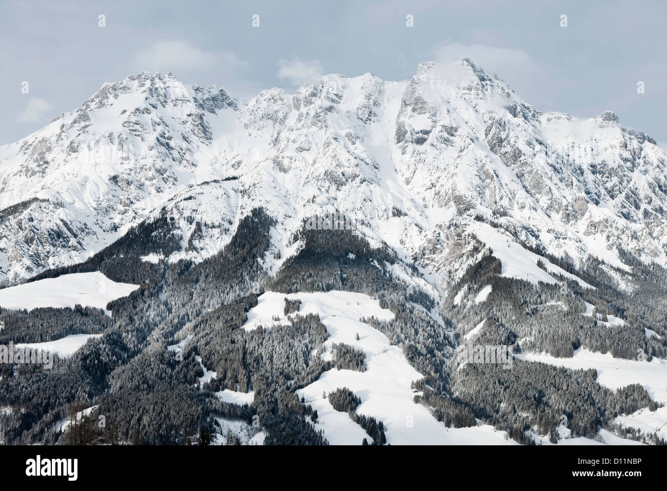 Austria, View of mountains Saalbach-Hinterglemm Stock Photo - Alamy