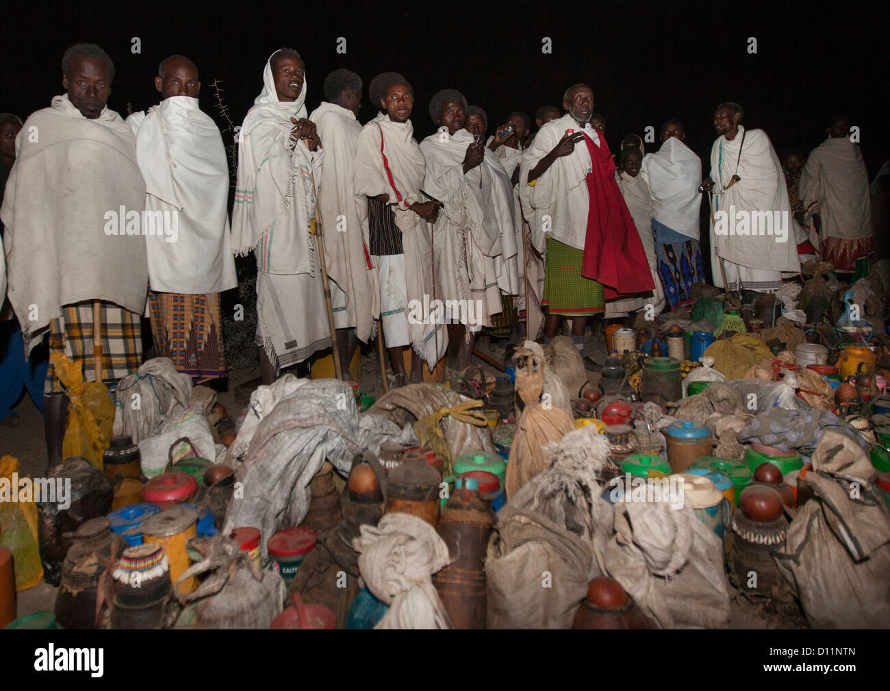 Karrayyu Tribe During Gadaaa Ceremony, Metahara, Ethiopia Stock Photo ...
