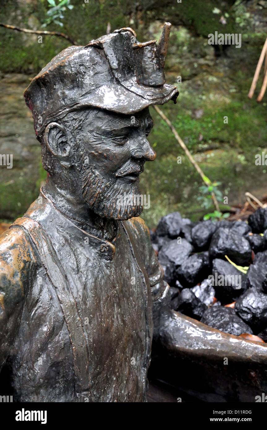 Miner statue at Scenic World, Katoomba, New South Wales, Australia ...