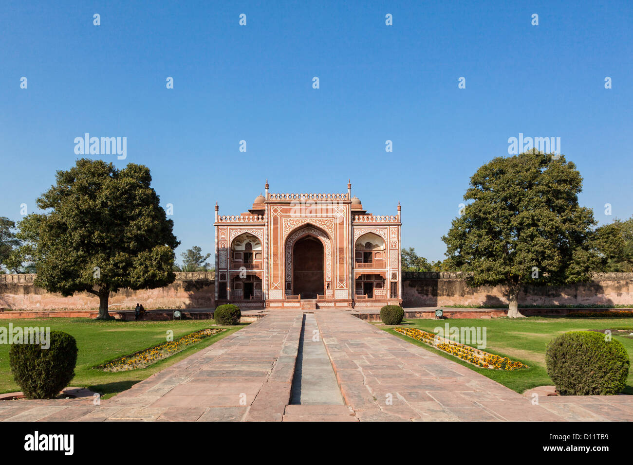 India, Uttar Pradesh, Agra, View of Tomb of Itima┬üd-ud-Daulah Stock ...