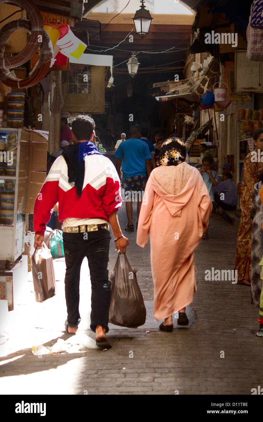 People walking fez morocco hi-res stock photography and images - Alamy