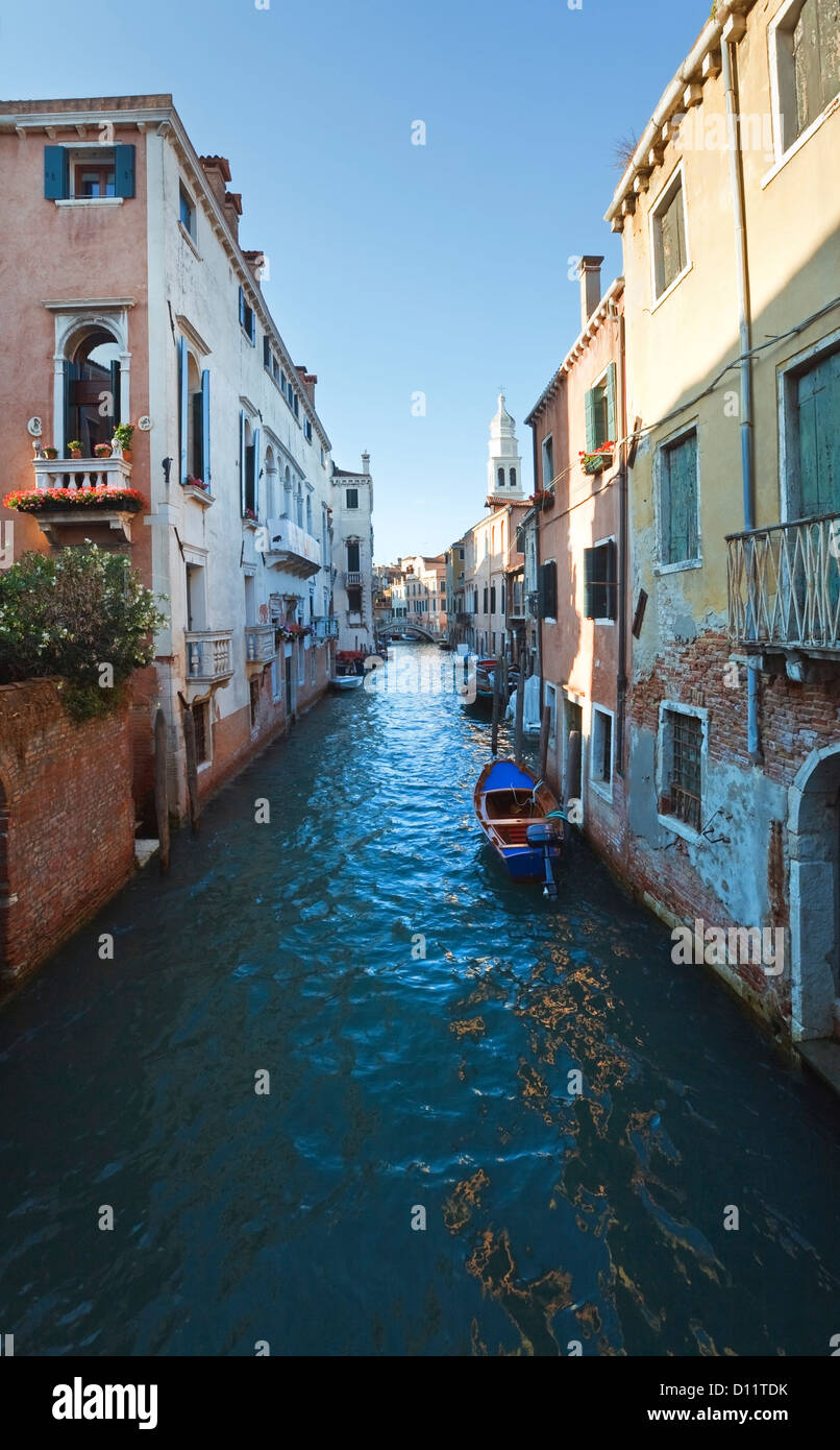 Nice summer venetian canal view hi-res stock photography and images - Alamy